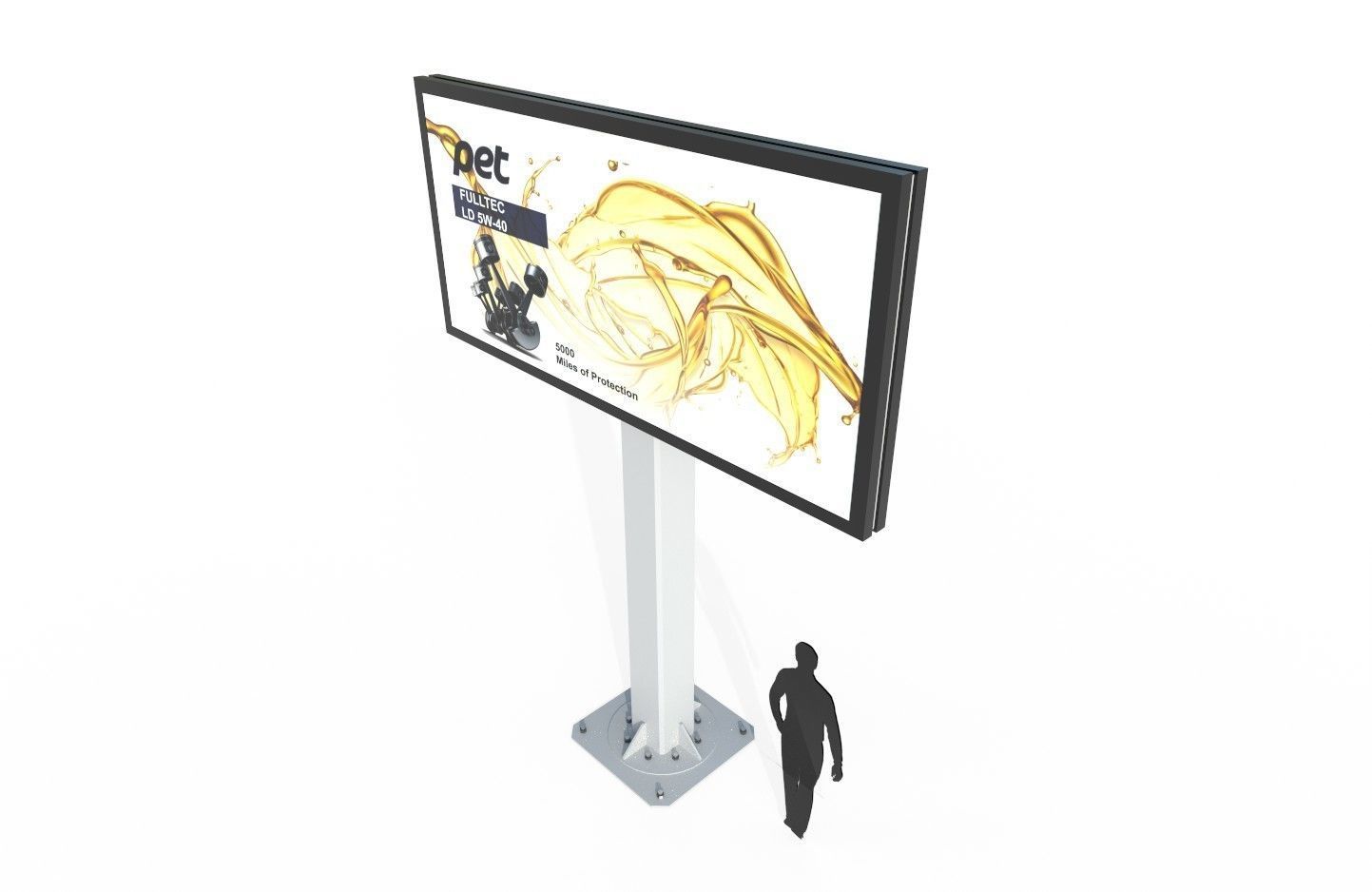 3D model Billboard M1 VR / AR / low-poly | CGTrader