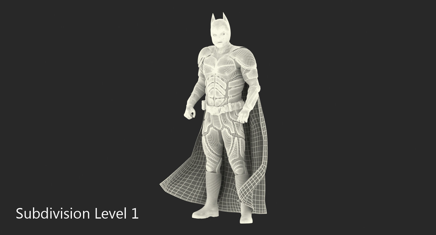 Batman Rigged for Cinema 4D 3D model rigged | CGTrader
