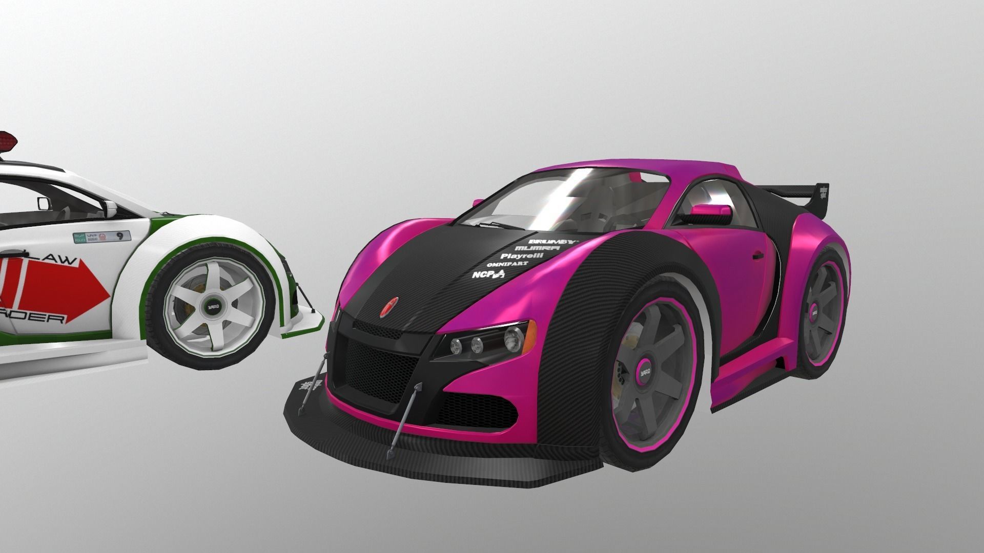 3D model Baguetti car VR / AR / low-poly | CGTrader