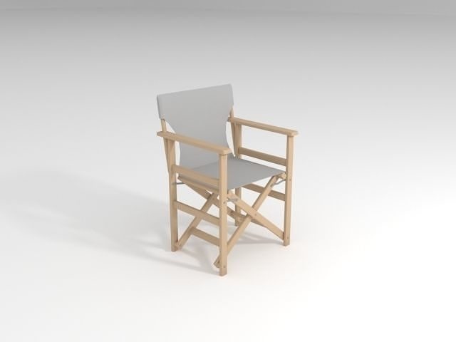 Director Chair free 3D model | CGTrader