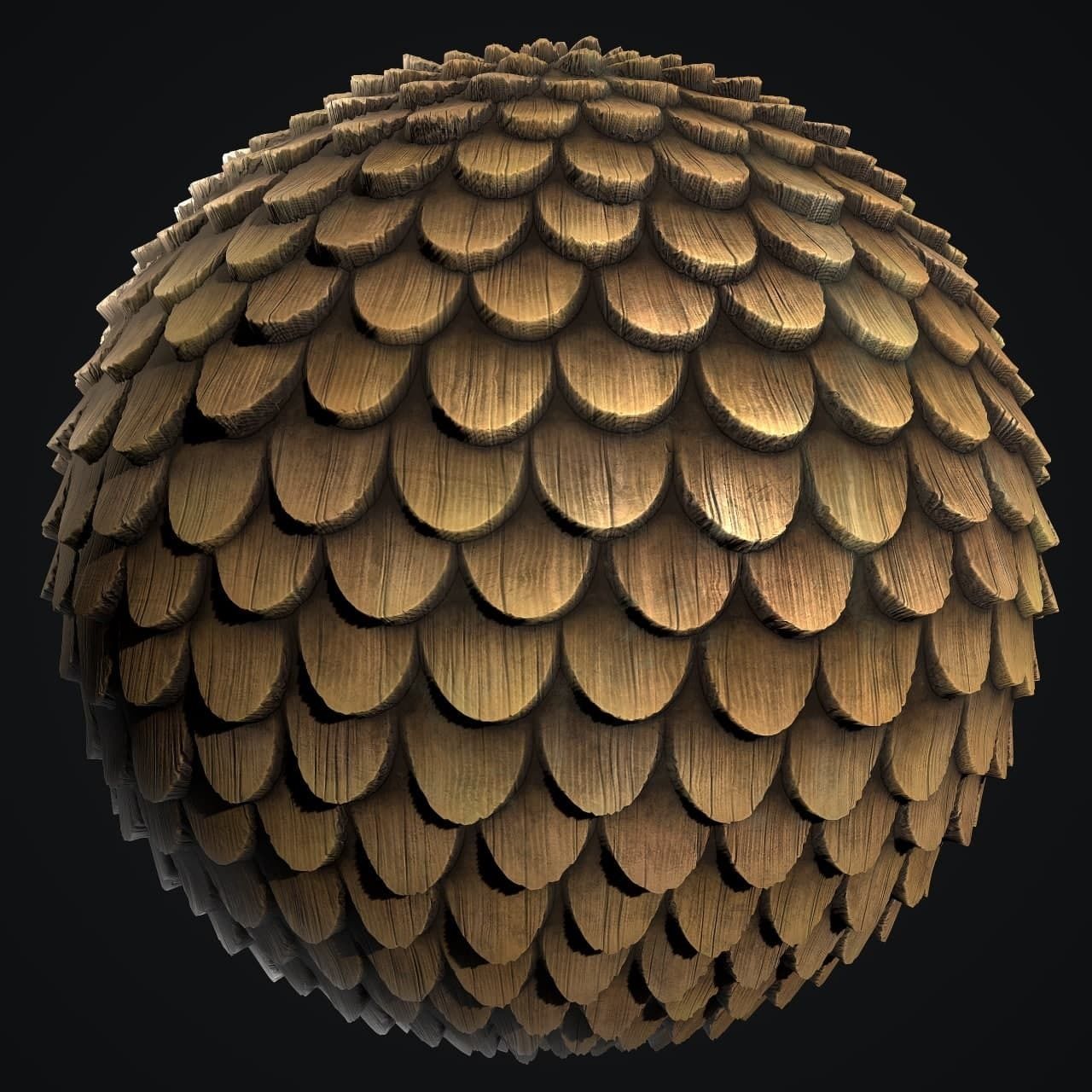 Slate Wooden Roof Texture Texture | CGTrader