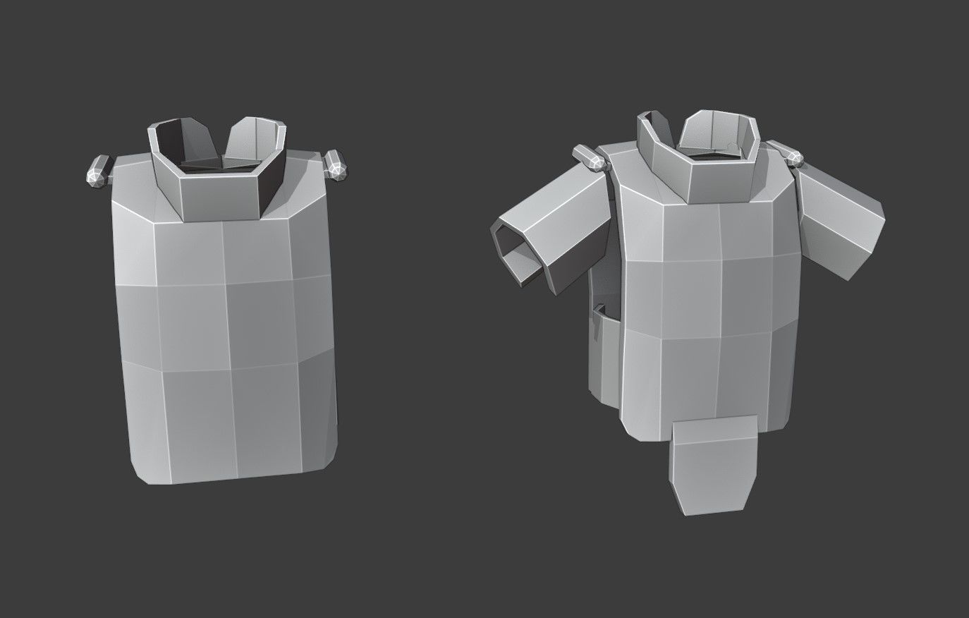 3D model Armoured Vests Low Poly Pack VR / AR / low-poly | CGTrader