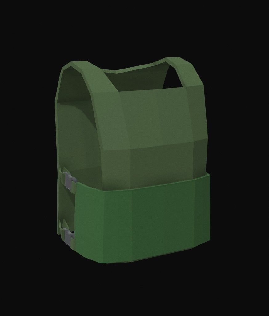 3D model Armoured Vests Low Poly Pack VR / AR / low-poly | CGTrader