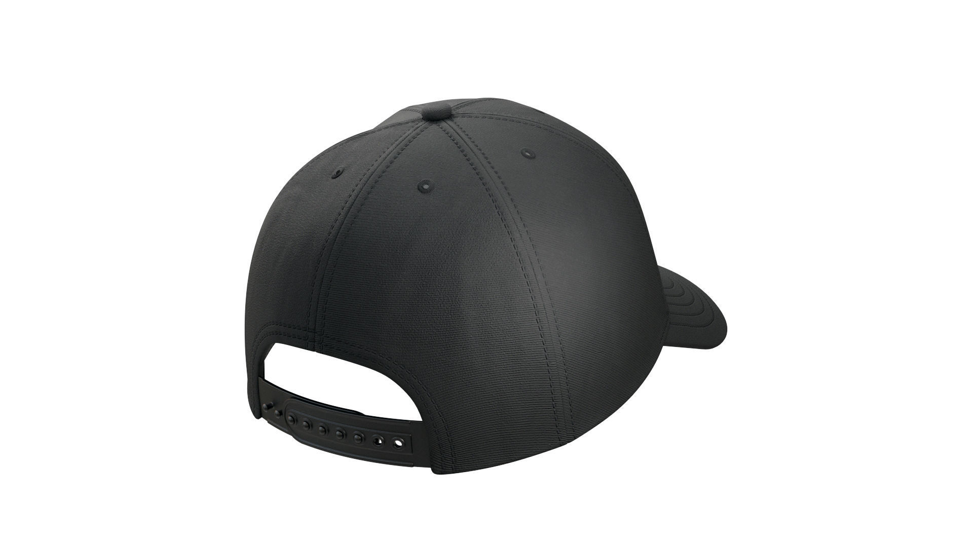 Baseball cap black 3D model | CGTrader
