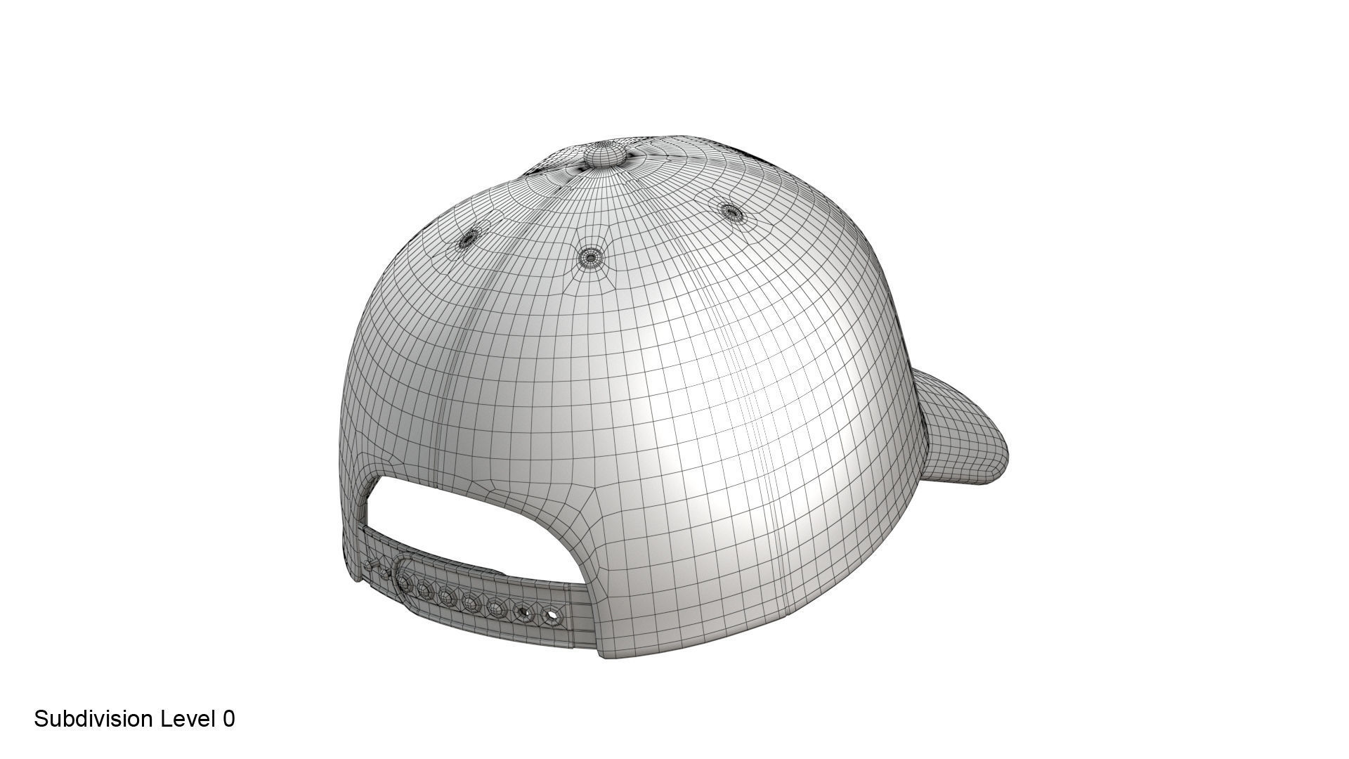 Baseball cap black 3D model | CGTrader