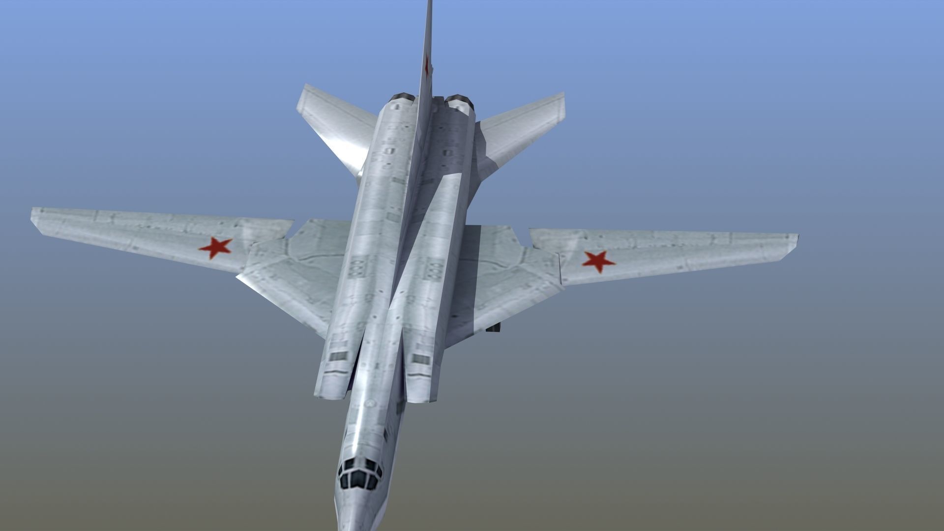 3D model Tu-22 Backfire LD1 VR / AR / low-poly | CGTrader