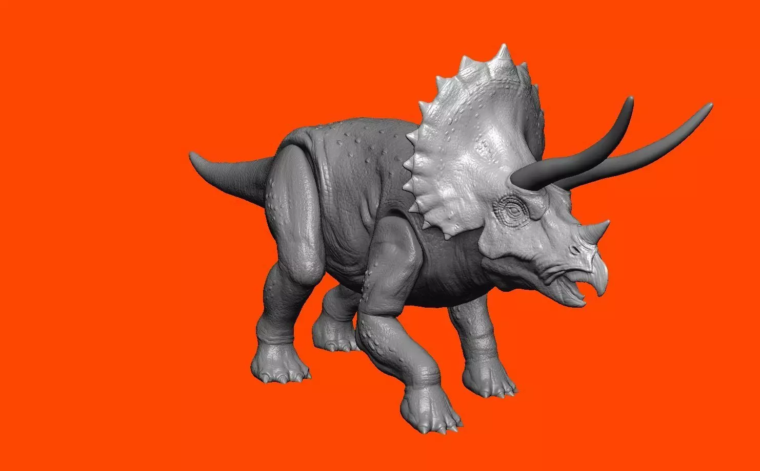 Jurassic park Trike Prototype toy 3d model with joints 3D model | CGTrader