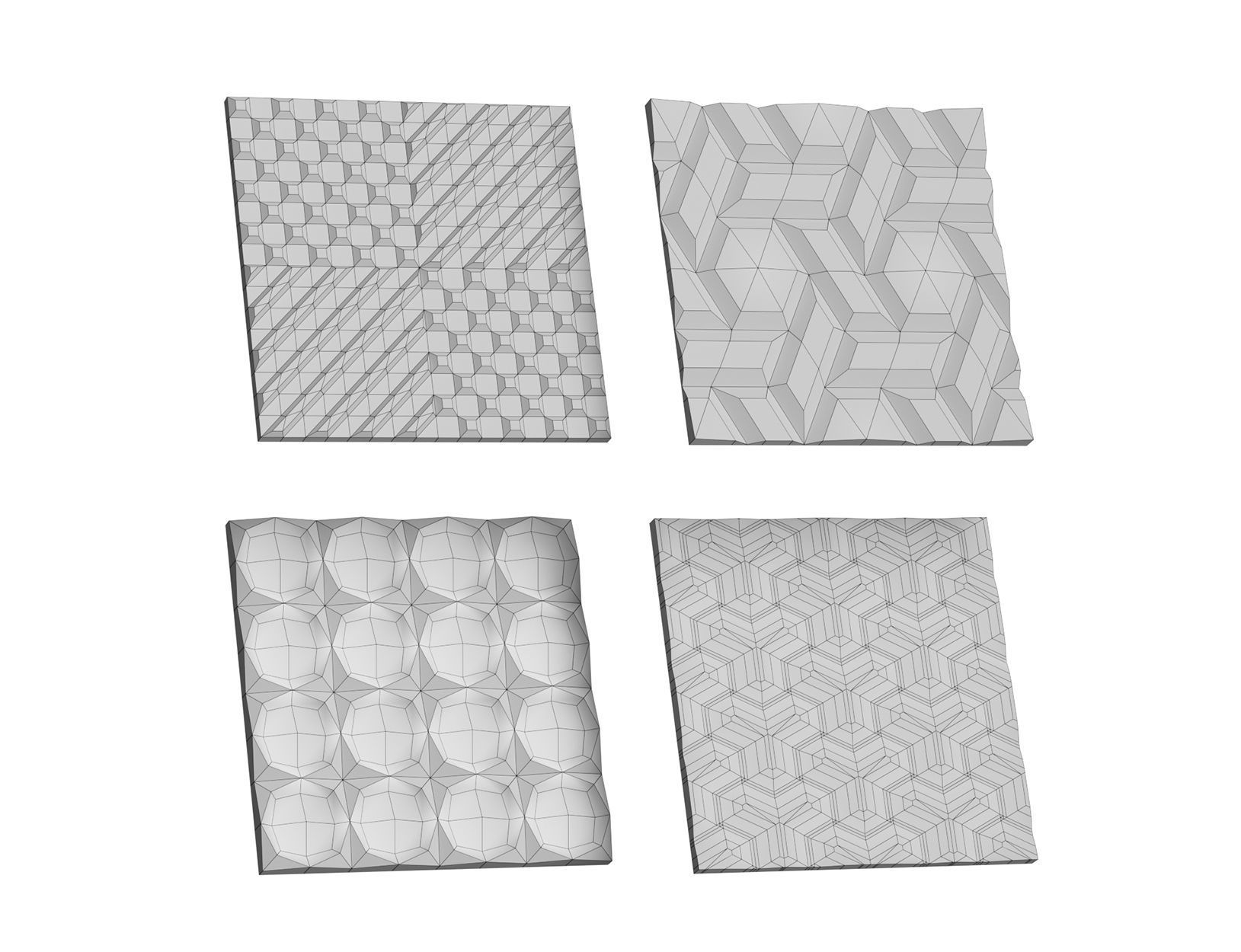 Texture Fluted Glass Set 15 VR / AR / low-poly | CGTrader