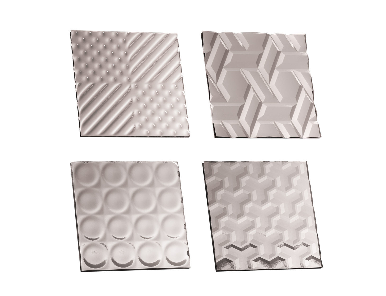 Texture Fluted Glass Set 15 VR / AR / low-poly | CGTrader