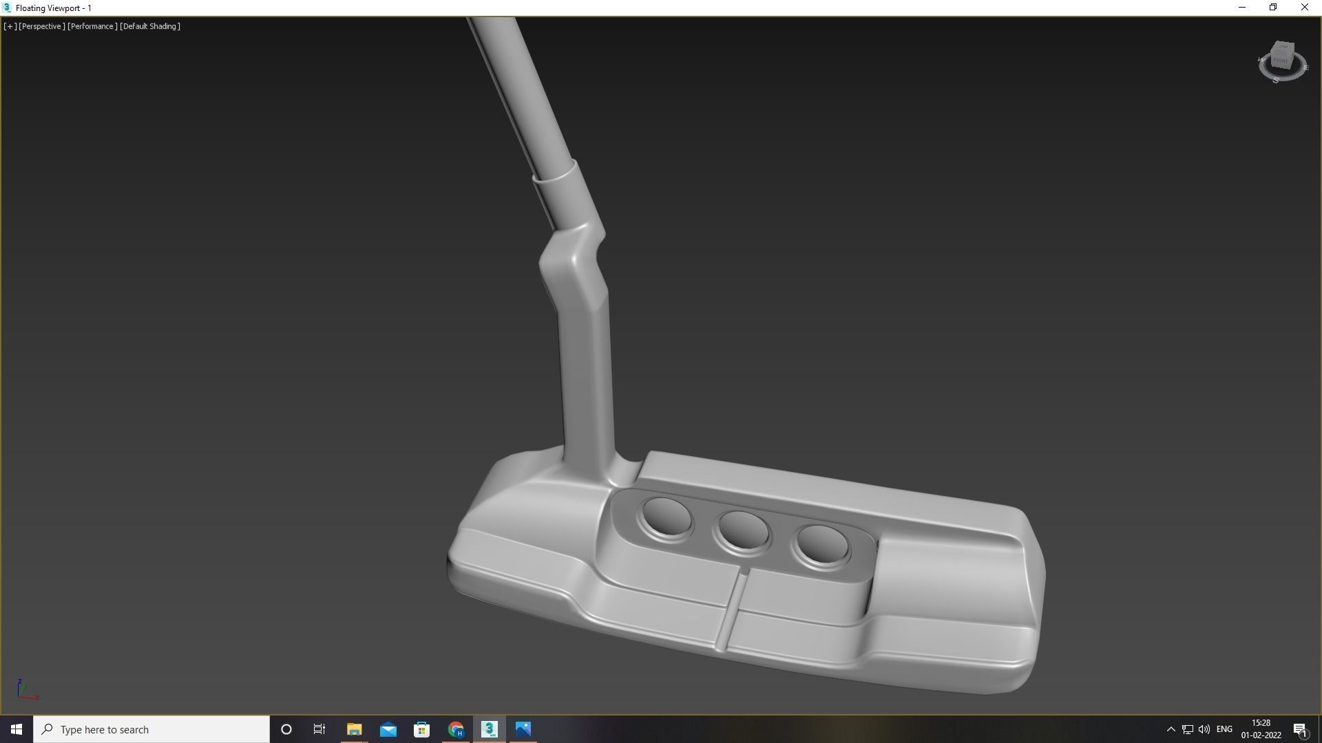 3D model Golf Club Putter VR / AR / low-poly | CGTrader