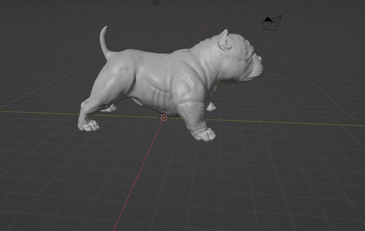 AMERICAN PITBULL 3D model 3D printable | CGTrader
