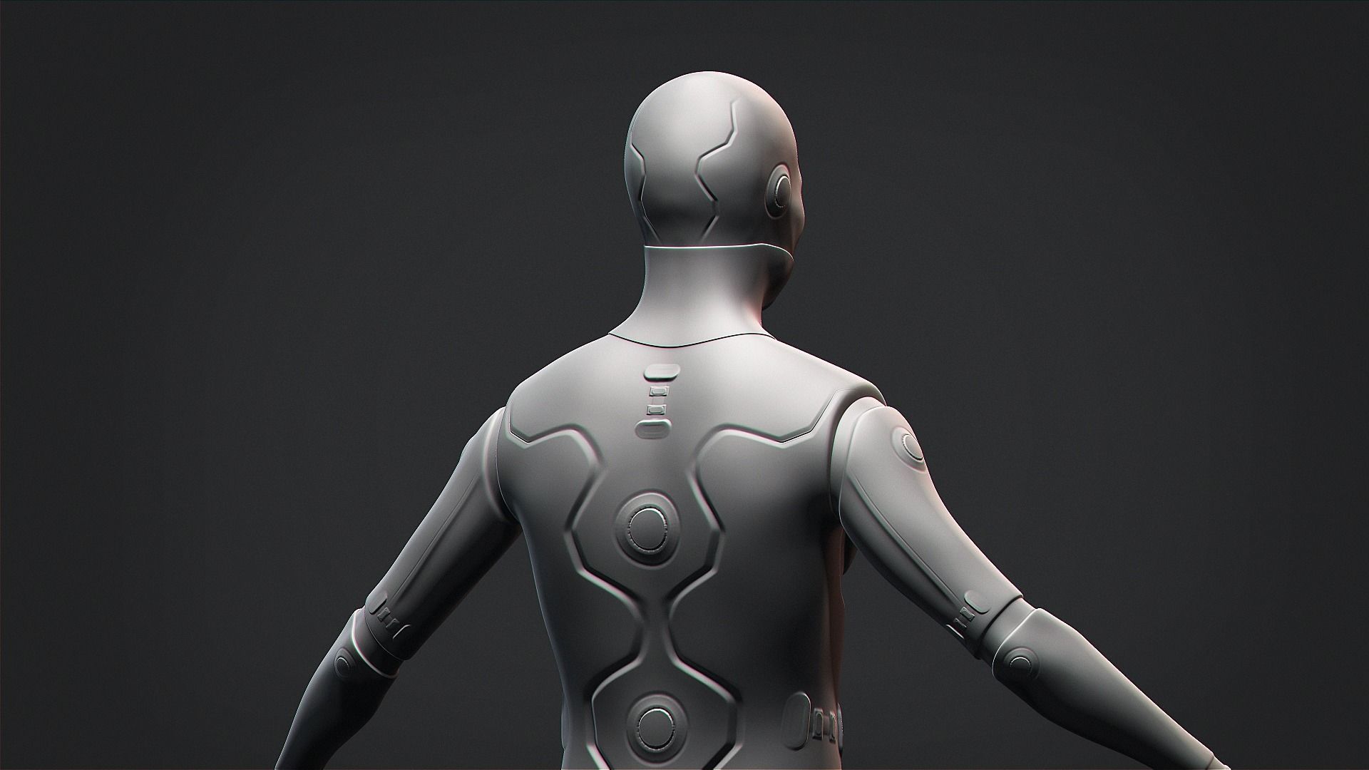 3D model Male Robot Base Mesh VR / AR / low-poly | CGTrader