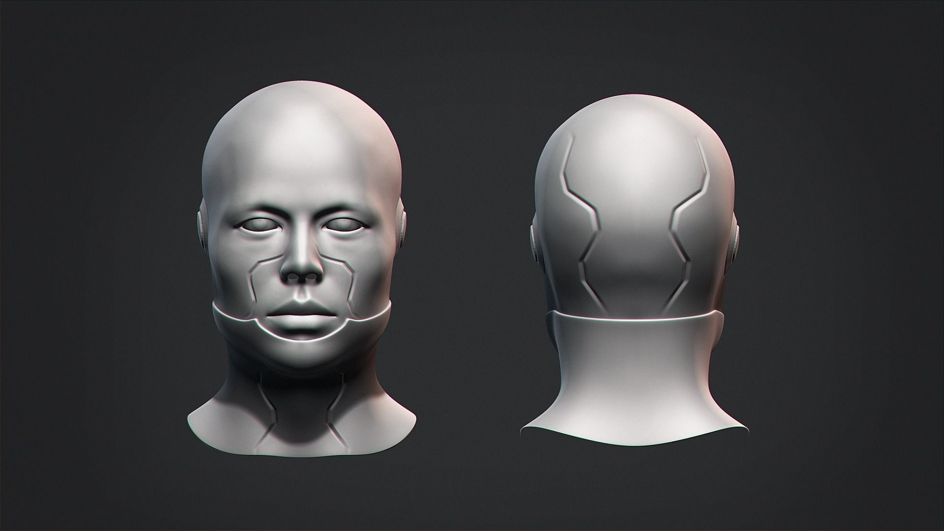 3D model Male Robot Base Mesh VR / AR / low-poly | CGTrader