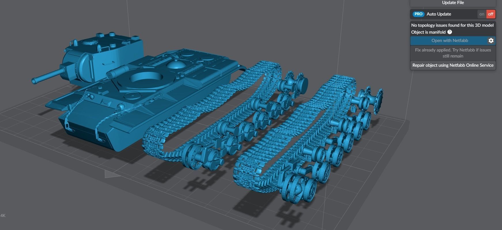 KV2 Tank Scale model 3D model 3D printable | CGTrader