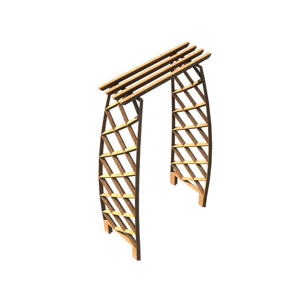Garden Trellis 3D model | CGTrader