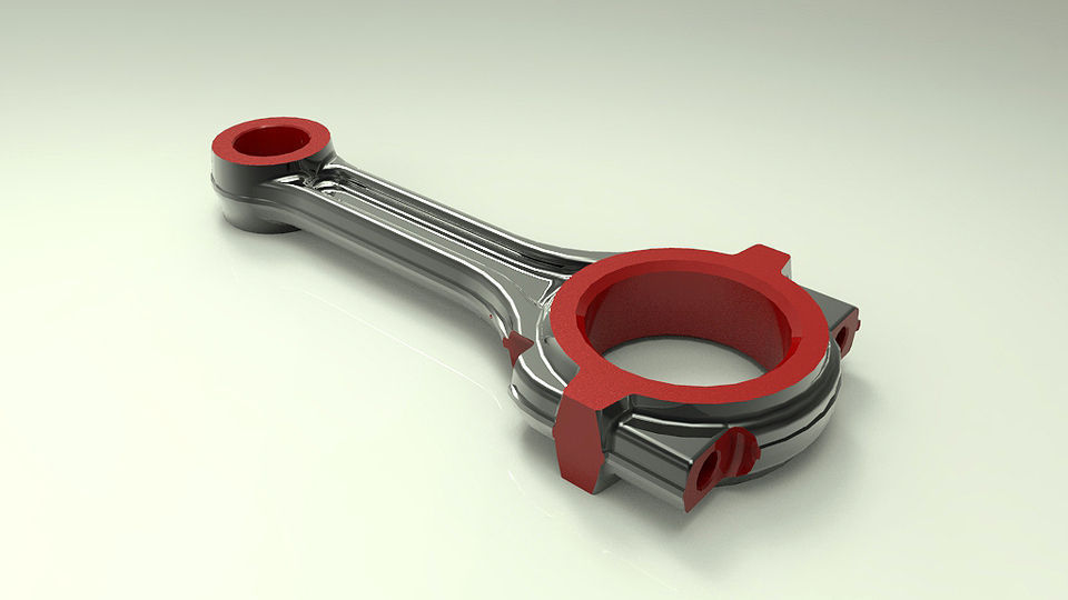 connecting rod free 3D model | CGTrader