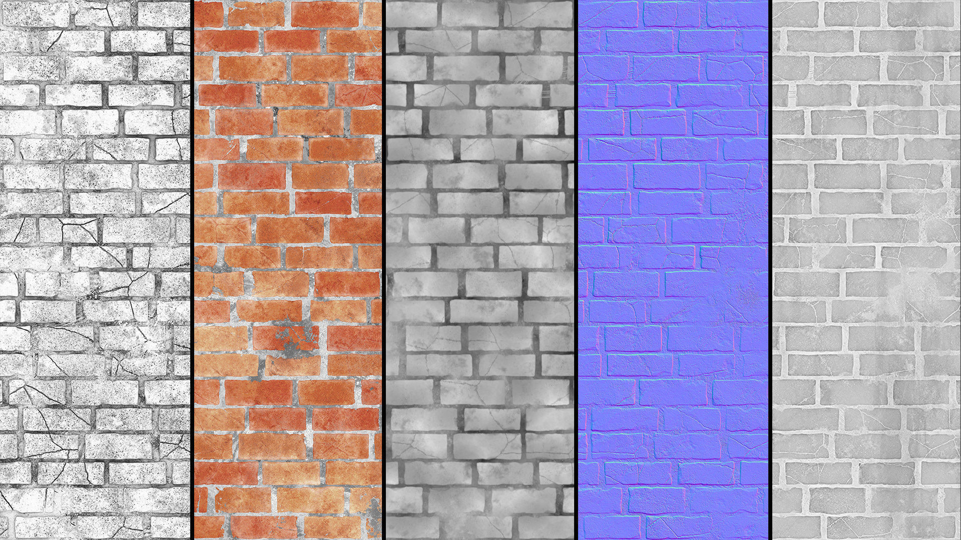 Bricks and concrete base - Procedural Texture Texture | CGTrader