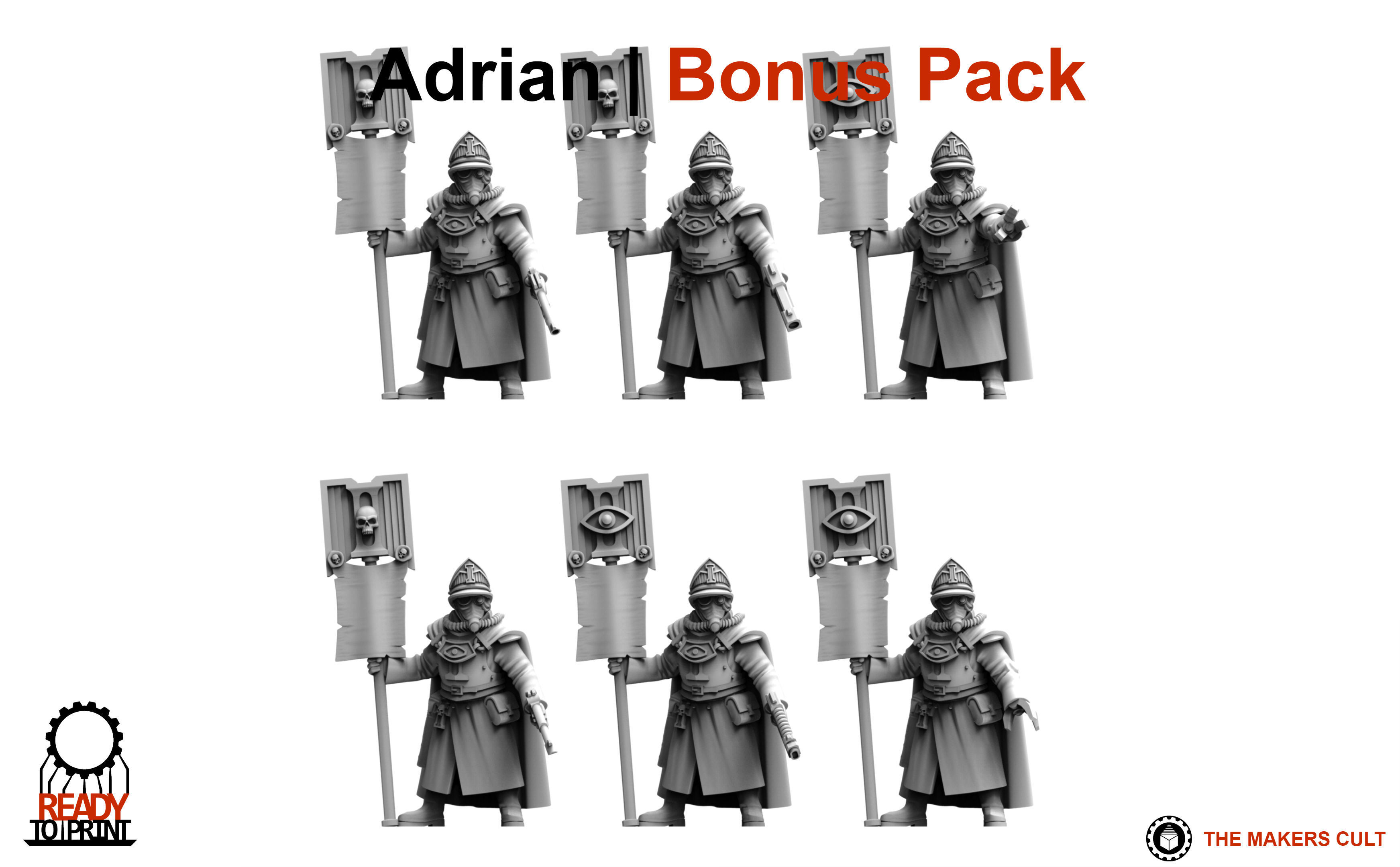 Valour Korps - Field Priest Gottfried 3D model 3D printable | CGTrader