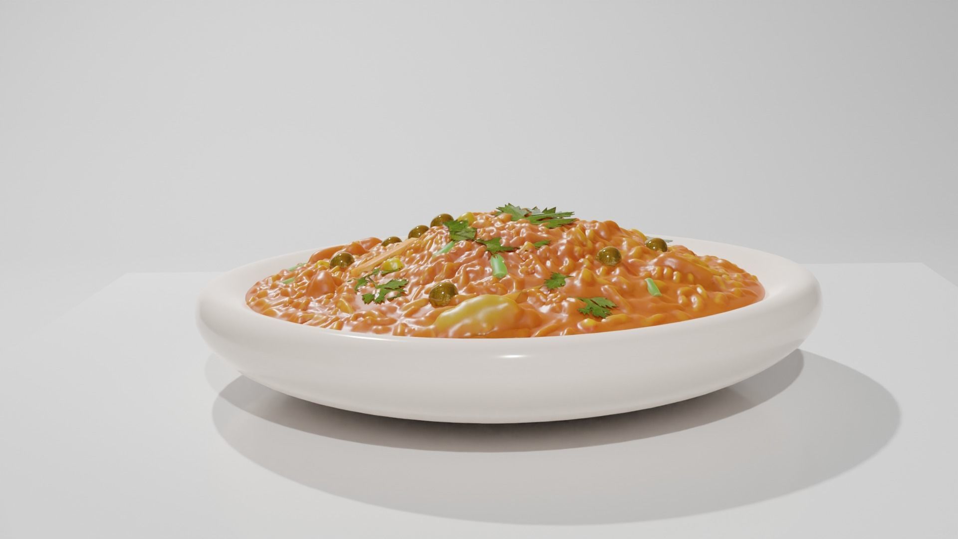 realistic food plate dish 3D model | CGTrader