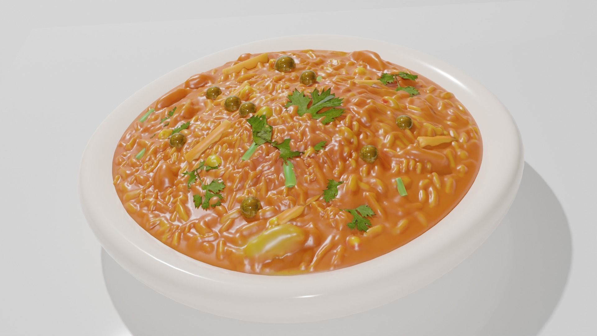 realistic food plate dish 3D model | CGTrader