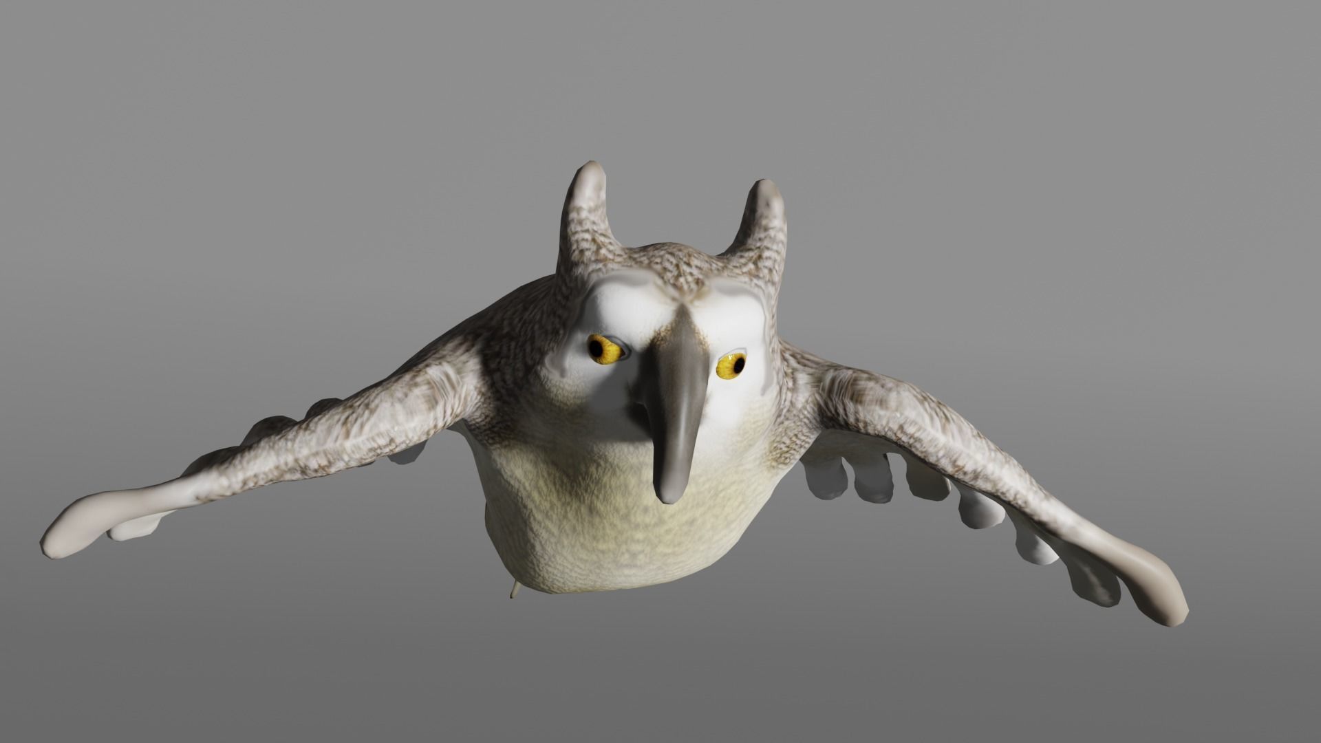 3D model owlet animated VR / AR / low-poly | CGTrader