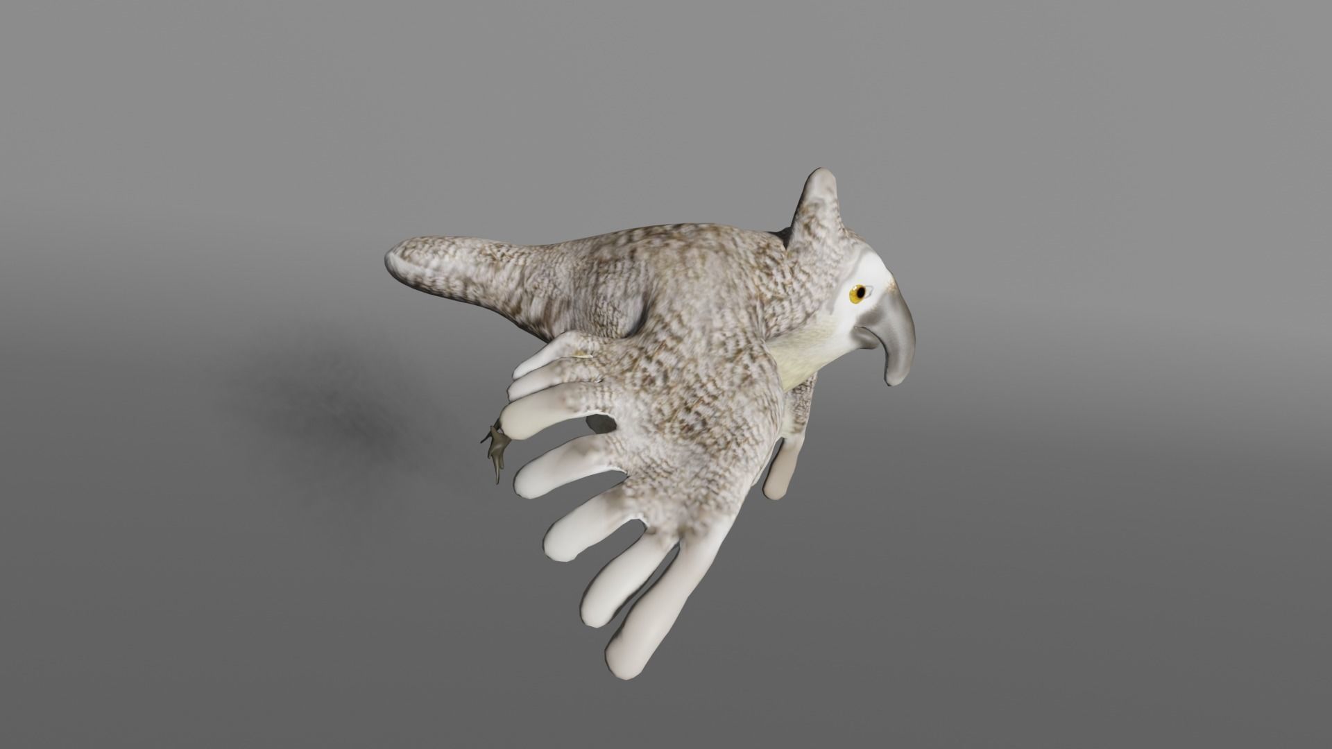 3D model owlet animated VR / AR / low-poly | CGTrader