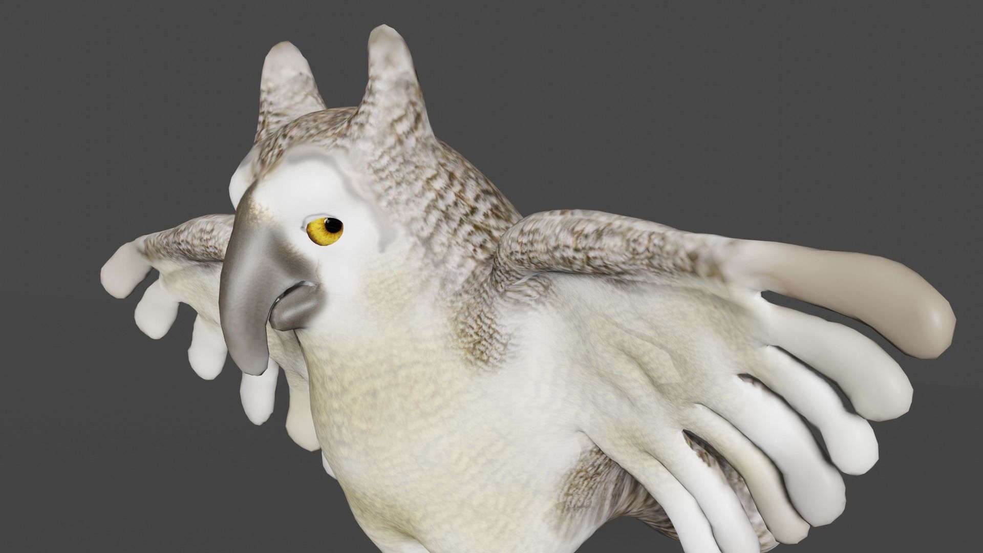 3D model owlet animated VR / AR / low-poly | CGTrader