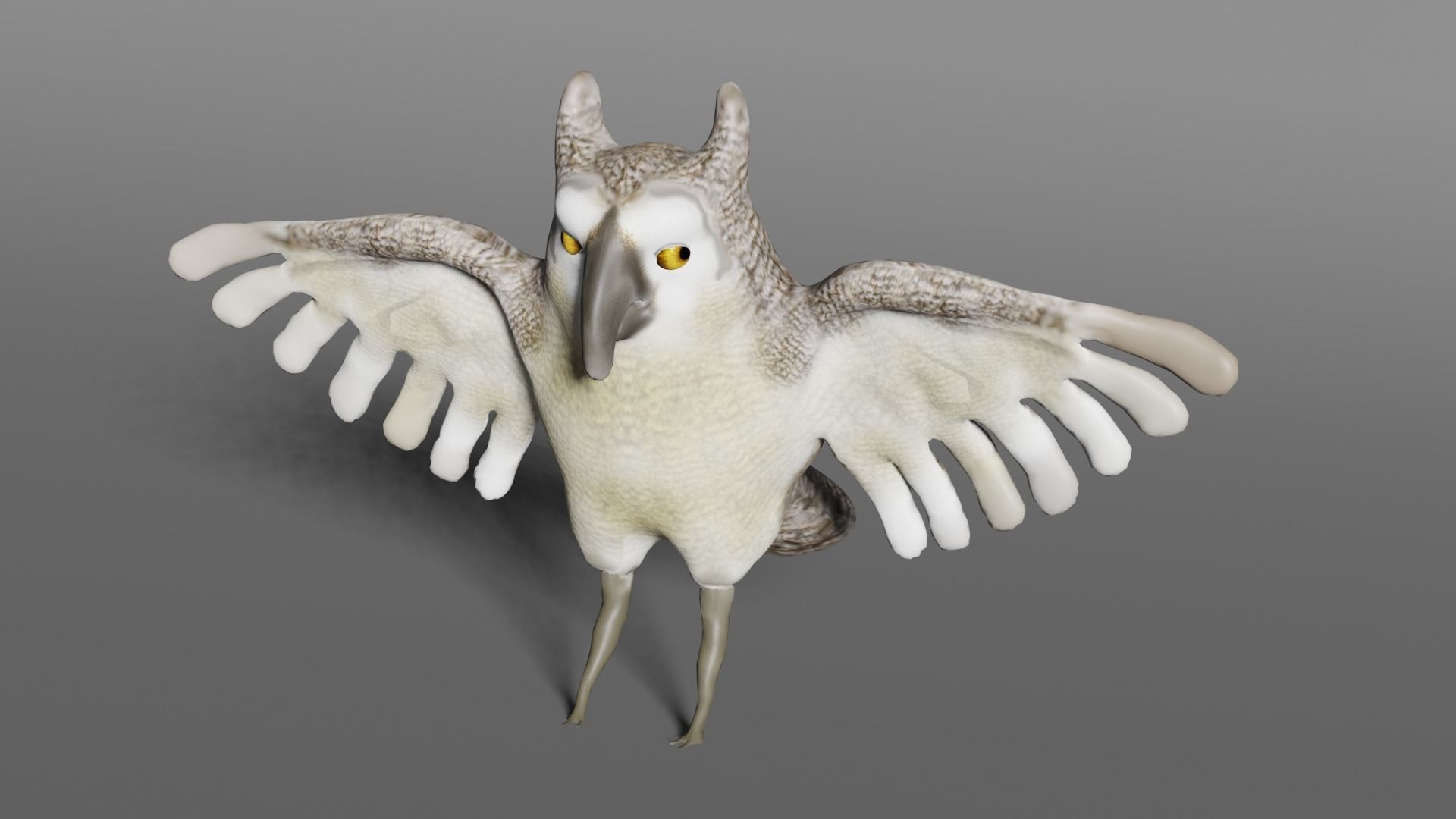 3D model owlet animated VR / AR / low-poly | CGTrader