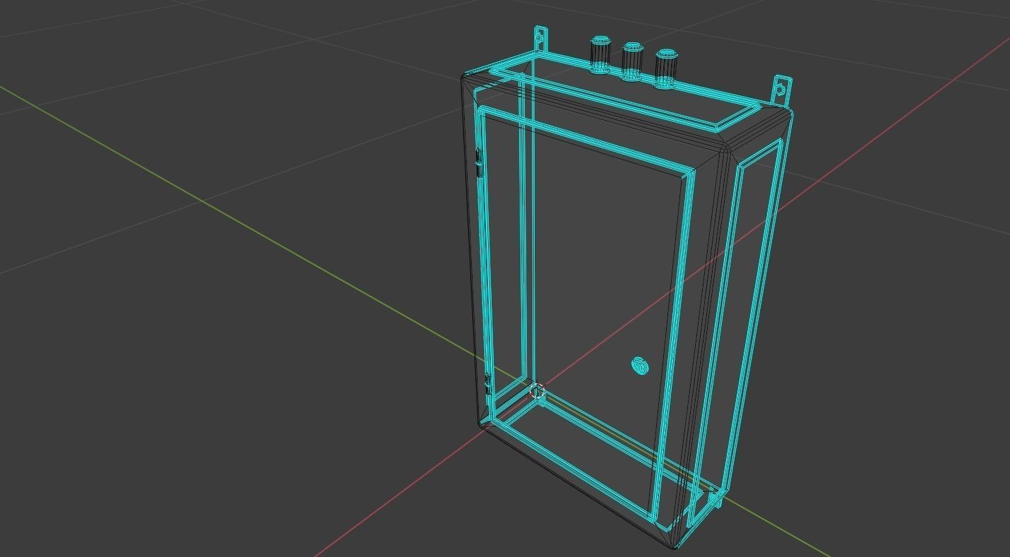 3D model Power Box Electric VR / AR / low-poly | CGTrader