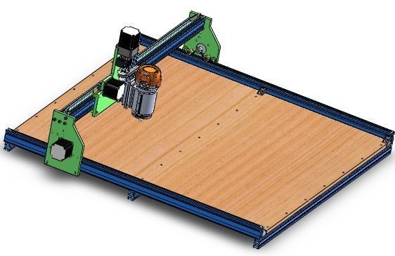CNC router 3 Axis 3D model | CGTrader
