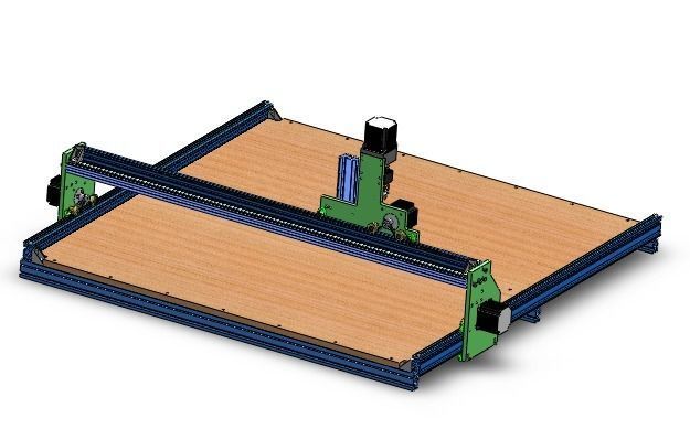 CNC router 3 Axis 3D model | CGTrader