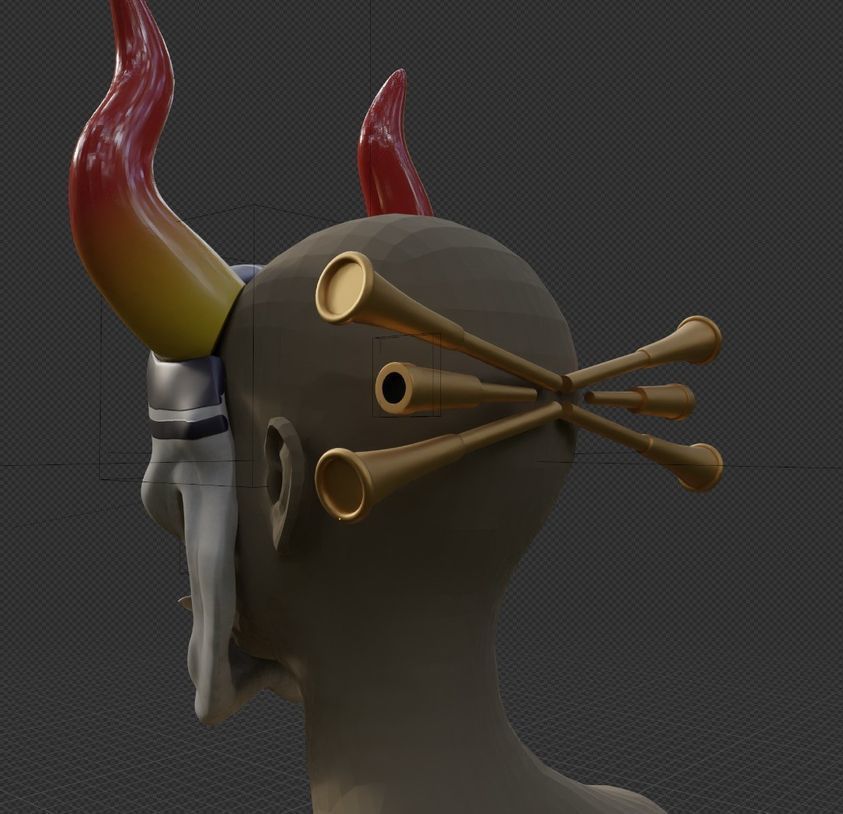 yamato mask one piece cosplay 3d print 3D model 3D printable | CGTrader