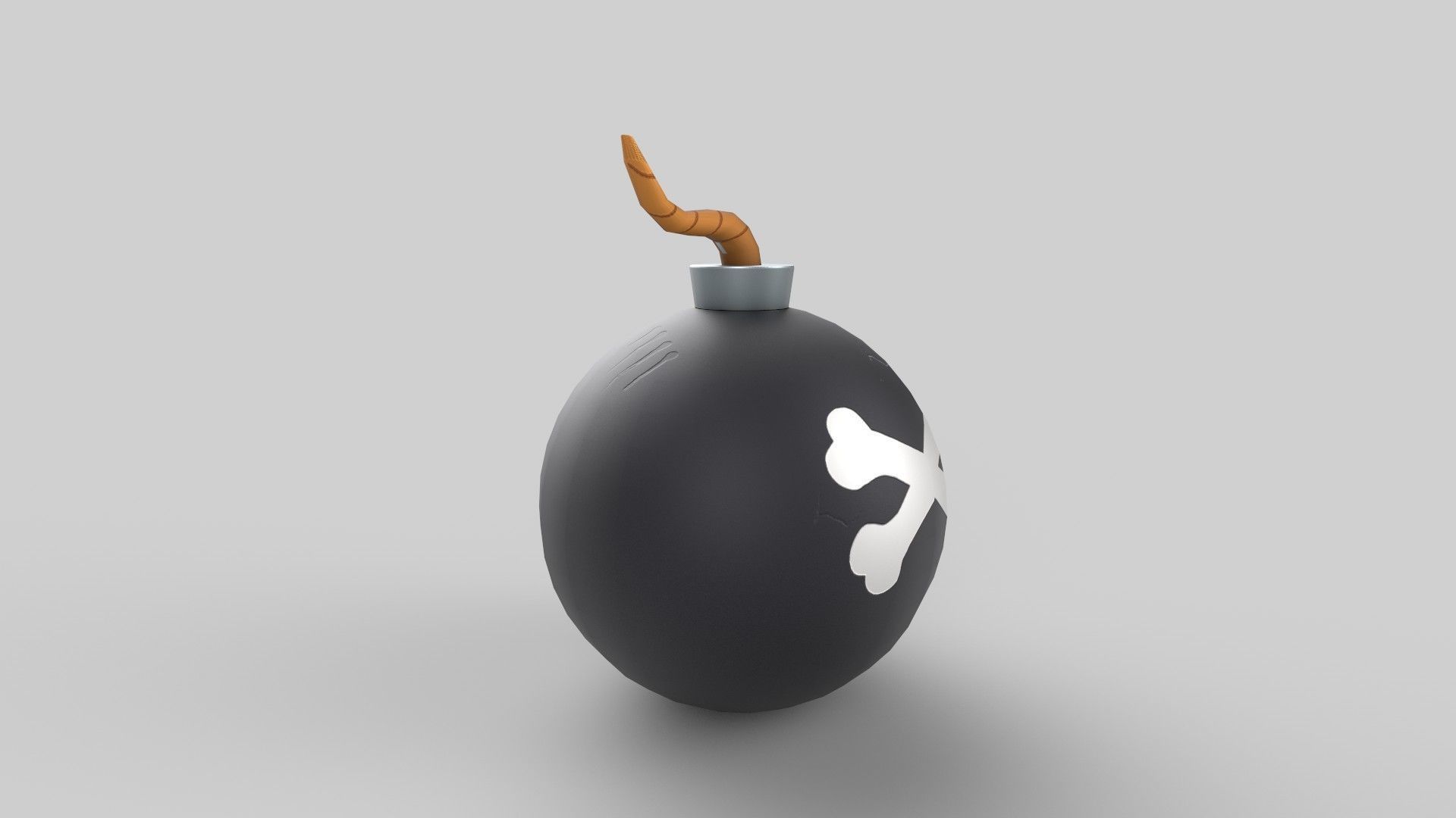 3D model Stylized bomb VR / AR / low-poly | CGTrader