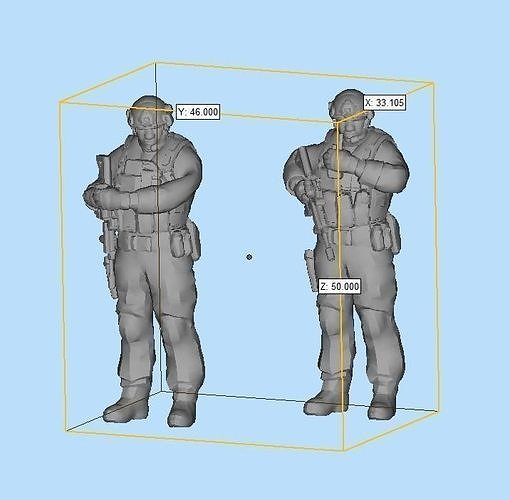 US Soldier Rifleman 3D model 3D printable | CGTrader