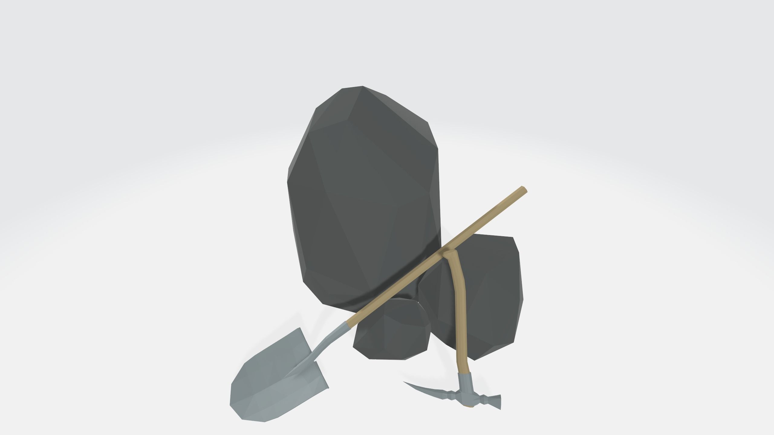 Low-poly steel tool set 3D model | CGTrader