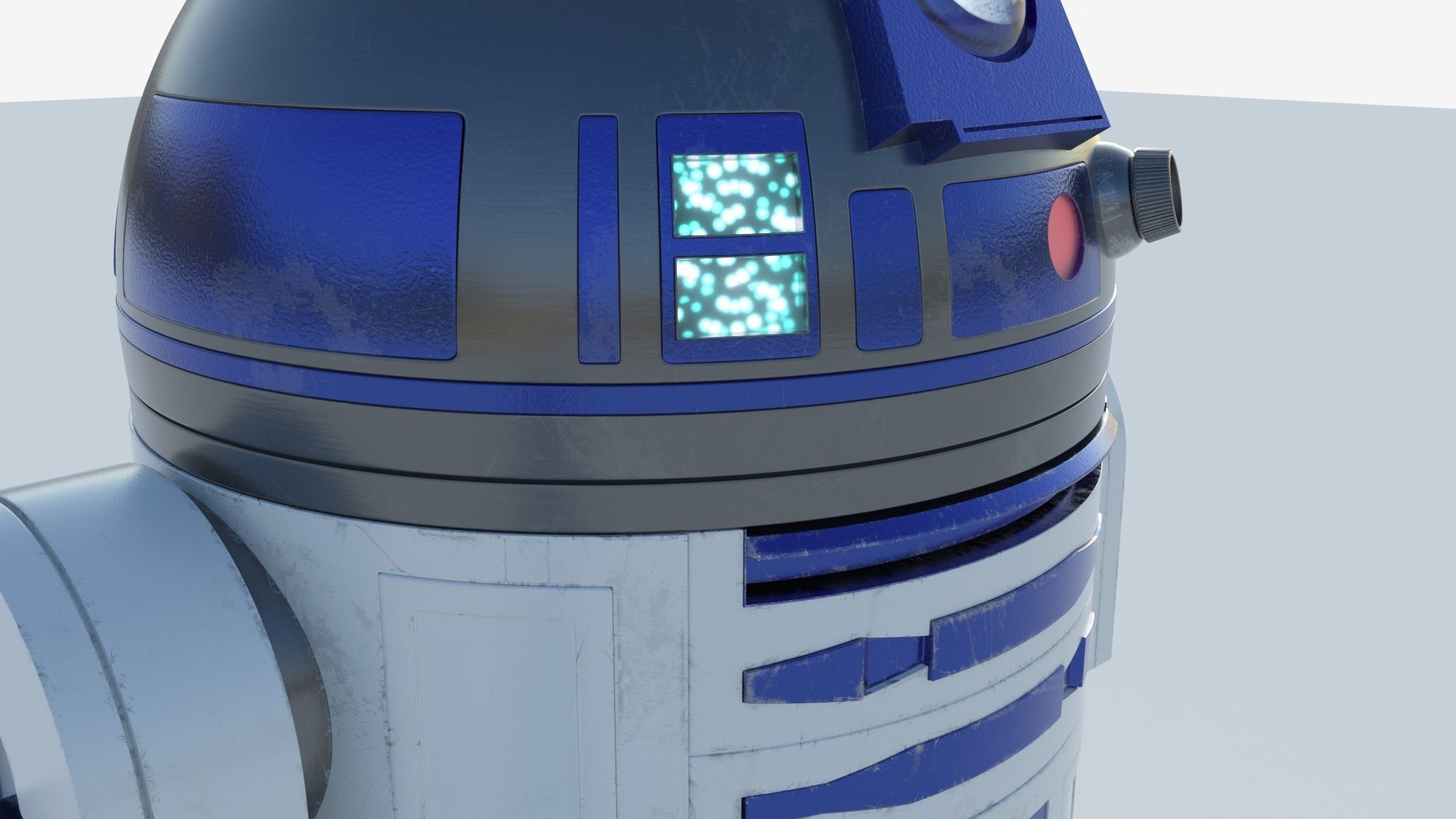 Astromech droid - R2D2 3D model | CGTrader
