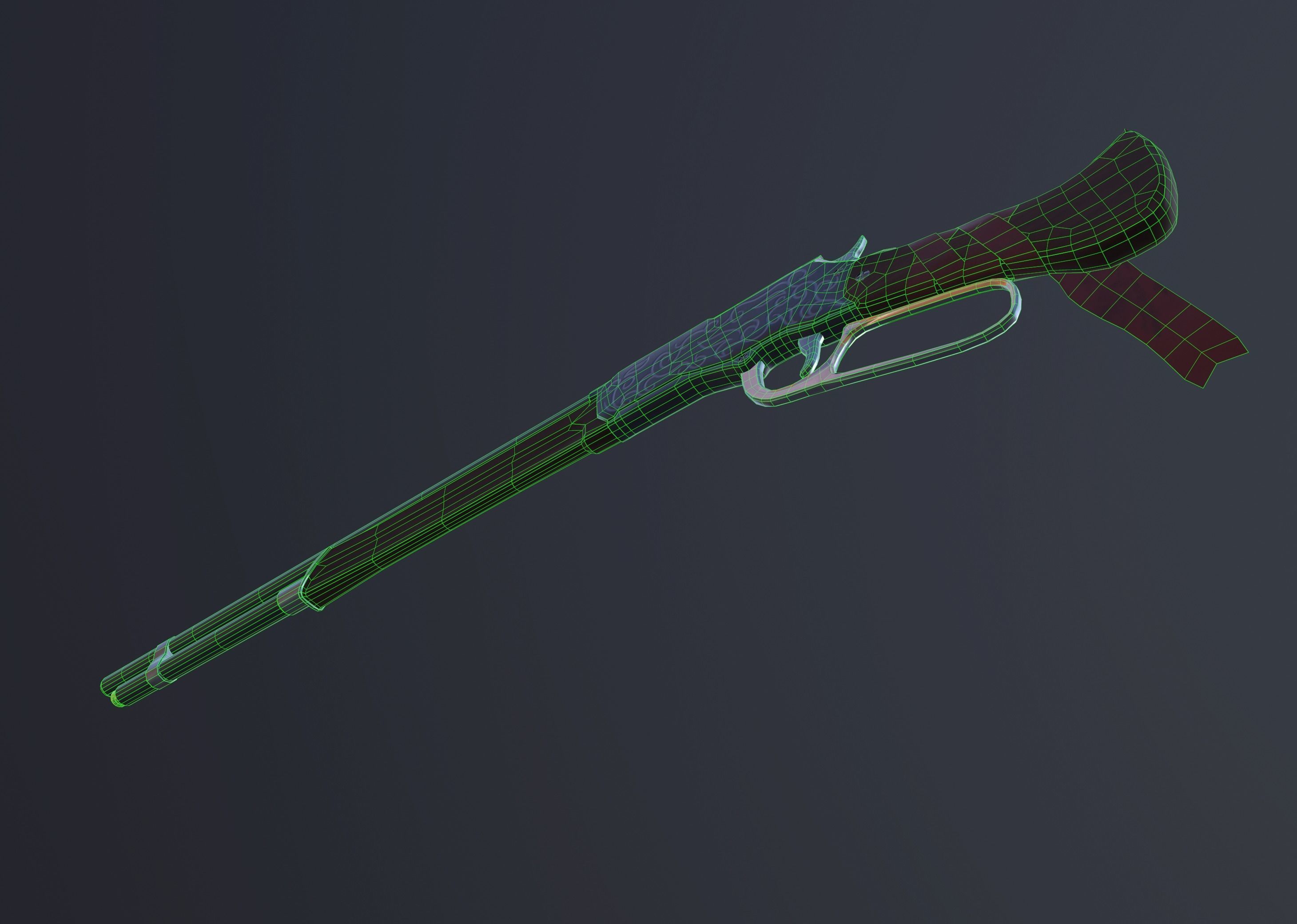 3D model Stylized rifle VR / AR / low-poly | CGTrader