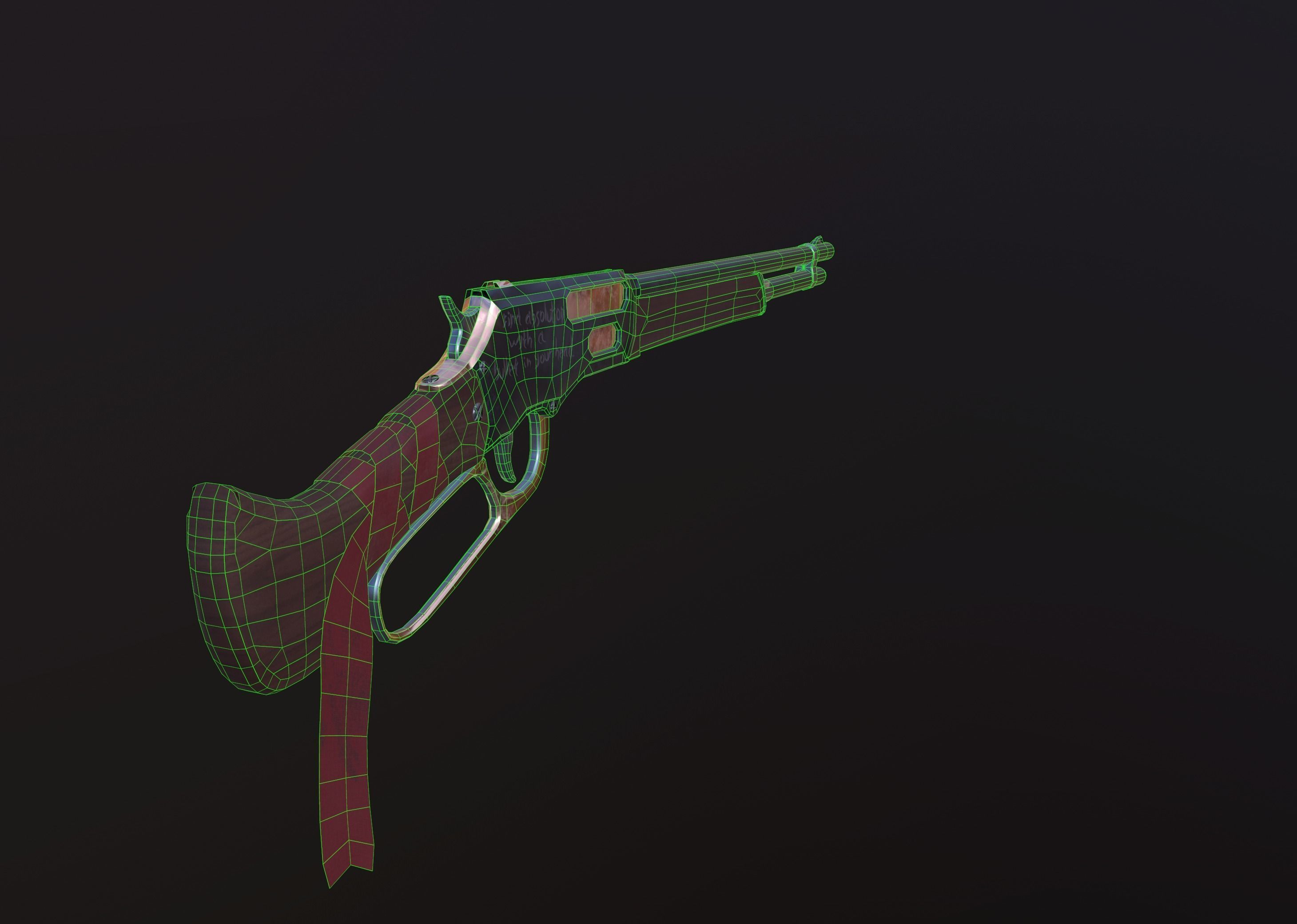 3D model Stylized rifle VR / AR / low-poly | CGTrader