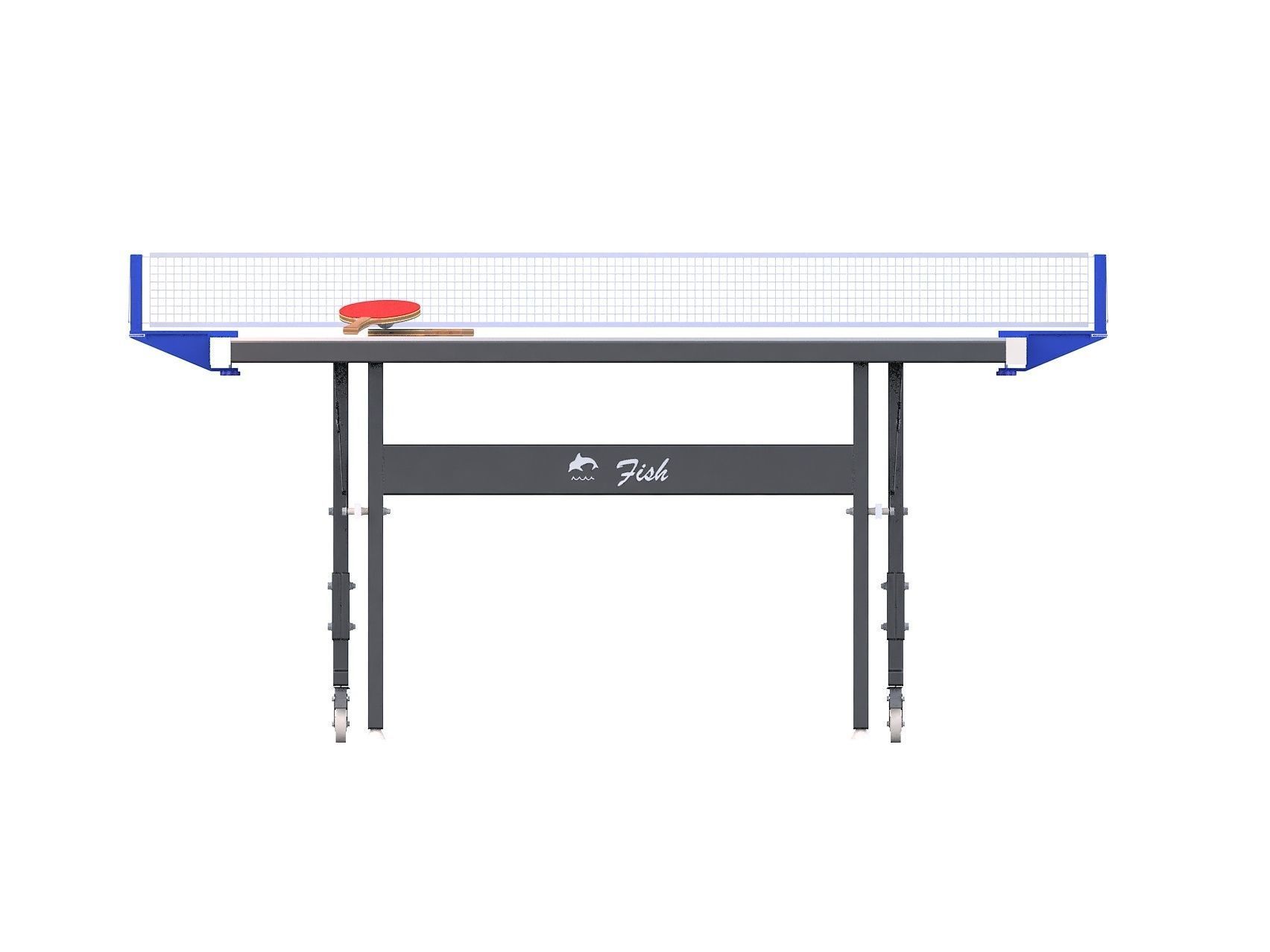 Table Tennis with paddles - Ping pong 3D model | CGTrader