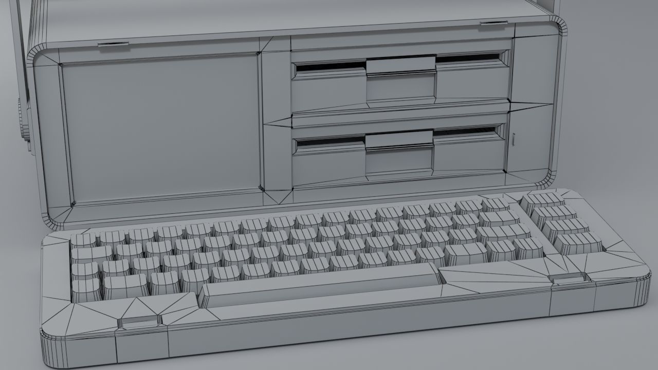 3D model Commodore SX-64 Portable Computer VR / AR / low-poly | CGTrader