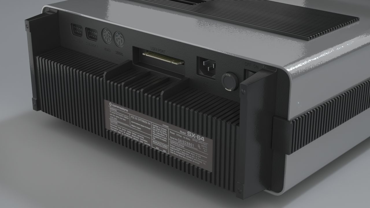 3D model Commodore SX-64 Portable Computer VR / AR / low-poly | CGTrader