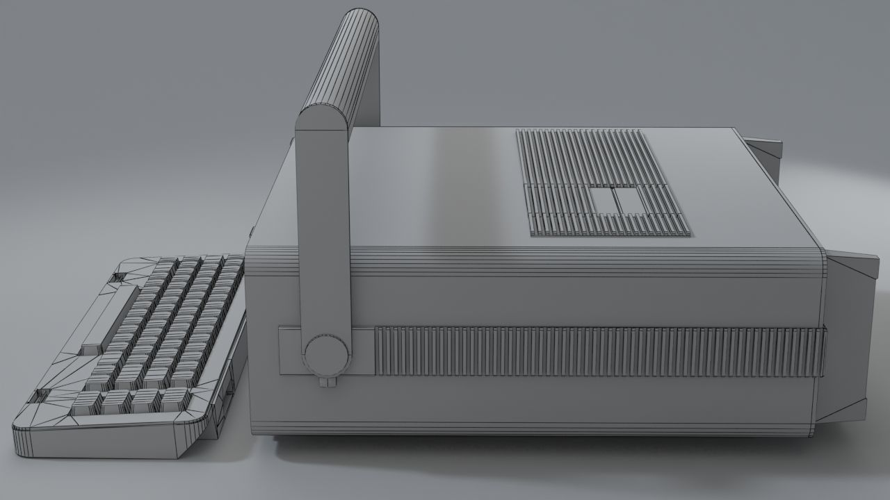 3D model Commodore SX-64 Portable Computer VR / AR / low-poly | CGTrader