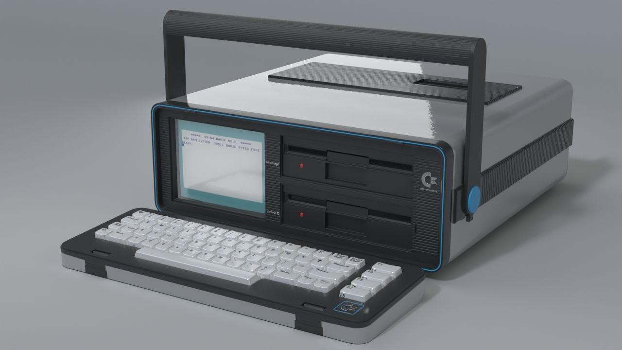 3D model Commodore SX-64 Portable Computer VR / AR / low-poly | CGTrader