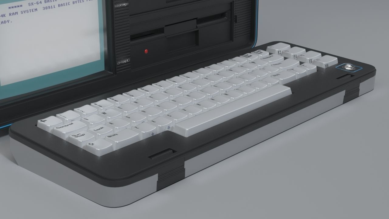 3D model Commodore SX-64 Portable Computer VR / AR / low-poly | CGTrader