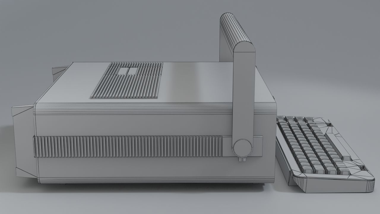 3D model Commodore SX-64 Portable Computer VR / AR / low-poly | CGTrader