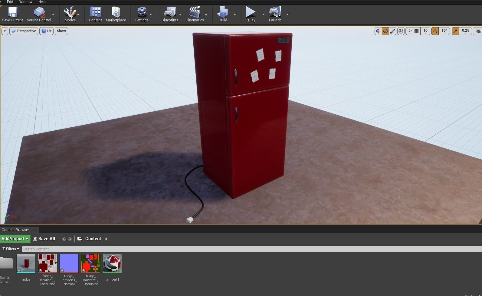 3D Toons Fridge Model free VR / AR / low-poly 3D model | CGTrader