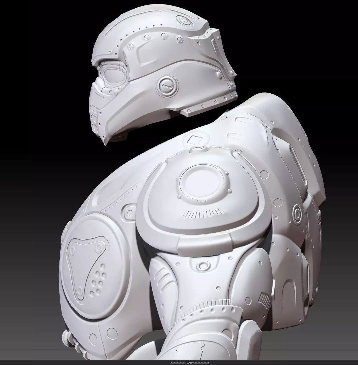 3D Print Model Gears Of War Onyx Guard 3D model 3D printable | CGTrader