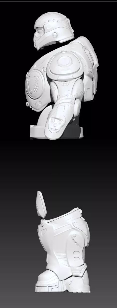 3D Print Model Gears Of War Onyx Guard 3D model 3D printable | CGTrader