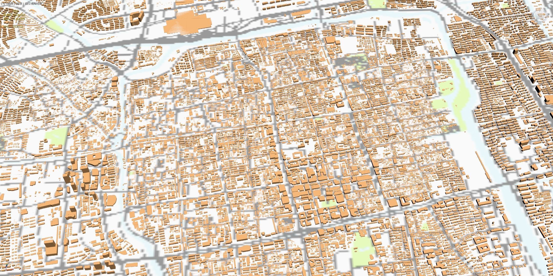 SuZhou City urban planning maquett building 3D Topography 3D model ...