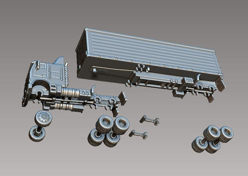 truck 3D model 3D printable | CGTrader